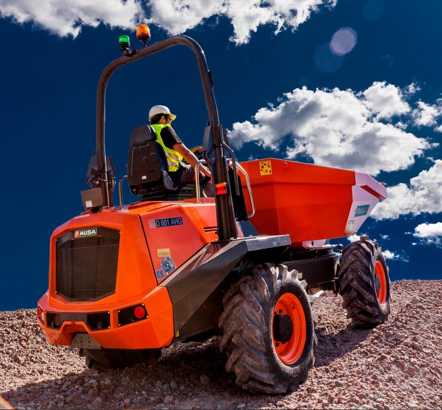 Ahern brings Ausa’s versatile dumpers to HIRE23