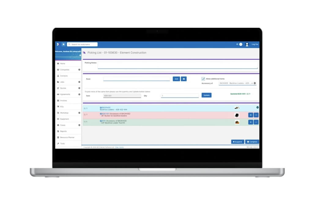 New Features Enhance Picking Process from MCS Rental Software