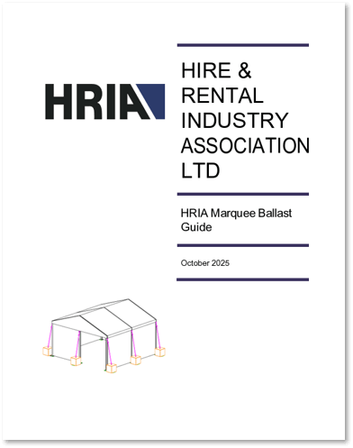 New HRIA Marquee Guidelines Launched - Hire And Rental News